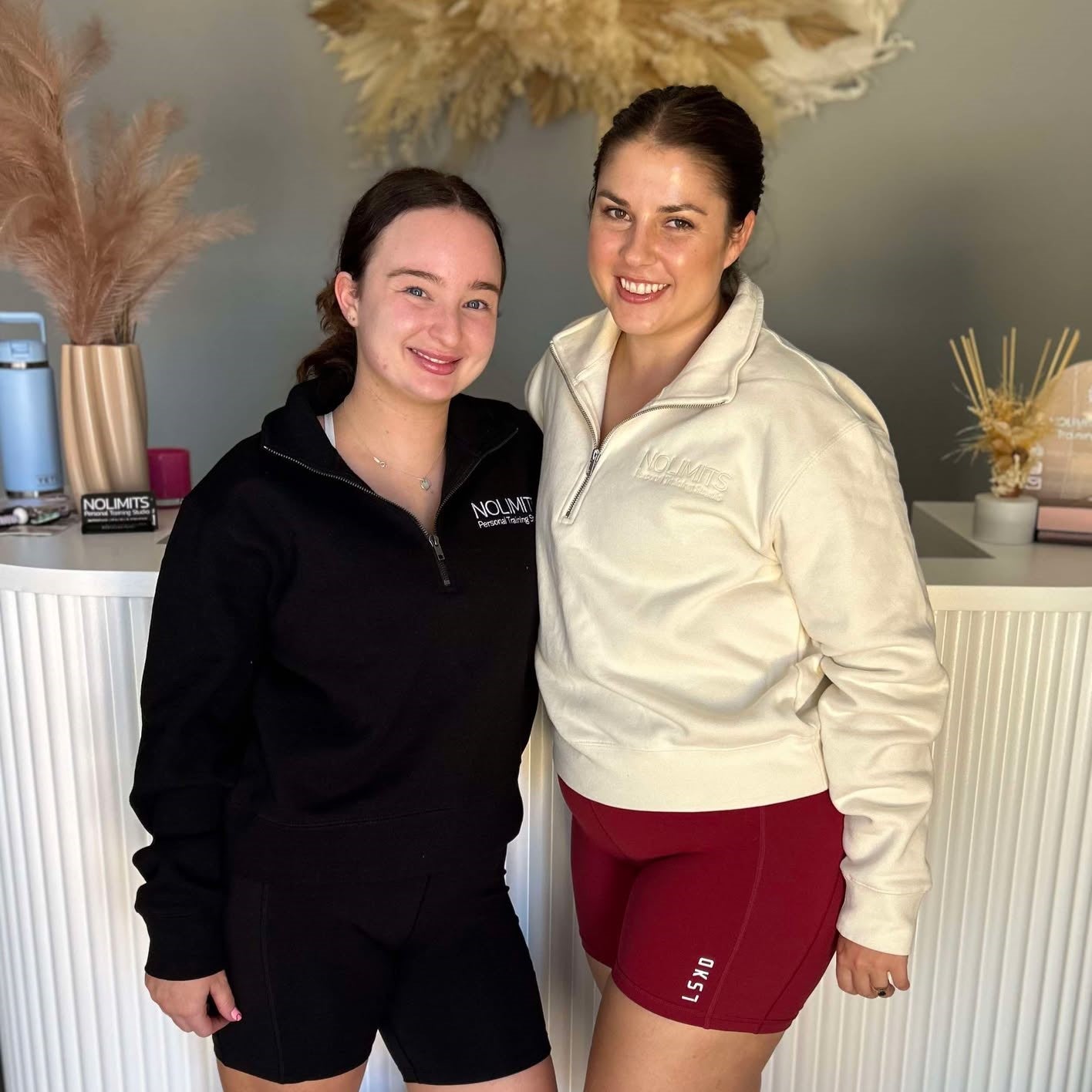 LADIES - *PRE-ORDER* Half Zip Crew Jumpers | NOLIMITS Personal Training ...